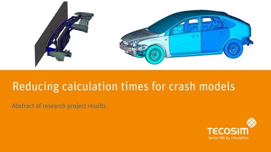 TECOSIM project: Automatic bolt generator for crash simulations | PPT