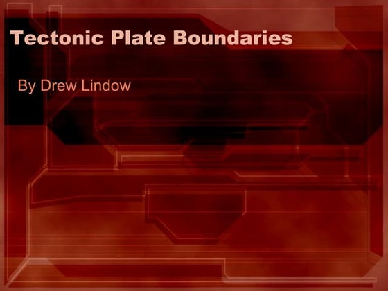 Plate tectonics | PPT