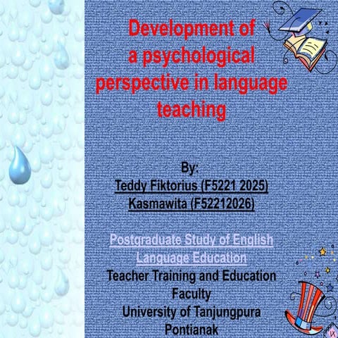 development of psychological perspectives in language teaching | PPT