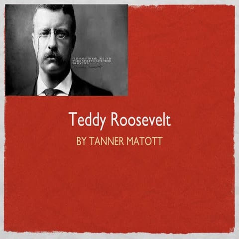 Teddy roosevelt | PPT