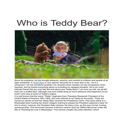 History of the Teddy Bear - Part I.pdf