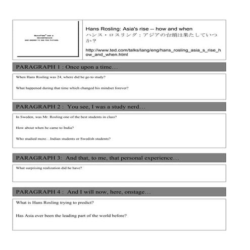 Ted hans rosling rise of asia | DOC