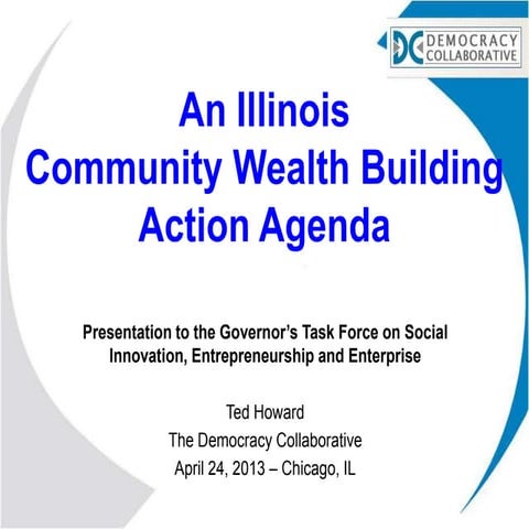 Ted Howard: Community Wealth Building | PPT