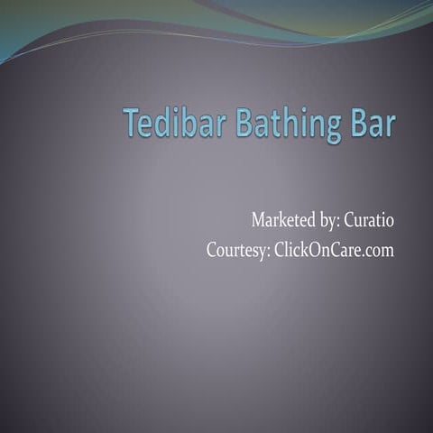 Tedibar Bathing Bar- Best soap for kids in India | PPTX