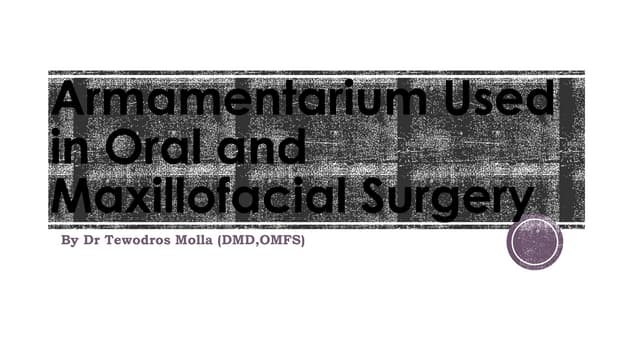 Operative instruments in Craniotomy | PPTX