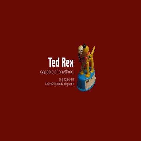 Ted Rex portfolio | PPTX
