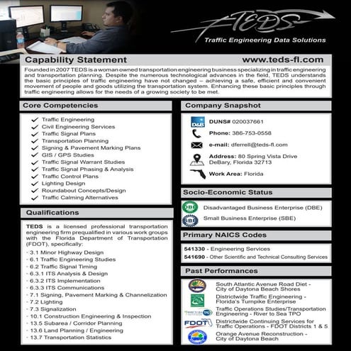 Capabilities Statement Gpm