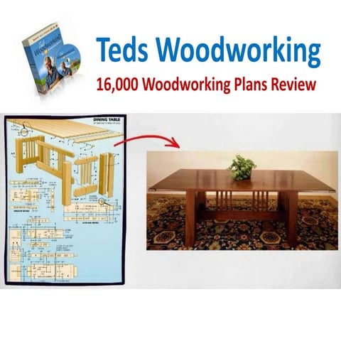 Teds Woodworking Reviews, Scam or Not? | PPTX | Woodworking | Arts and Crafts
