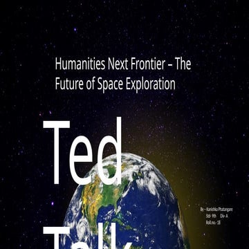 The future of space exploration presentation | PPTX