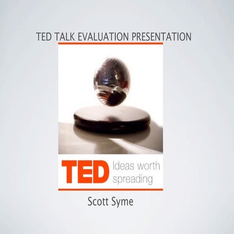 Ted talk presentation | KEY