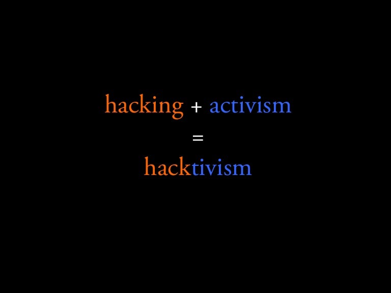Tedx hacktivism