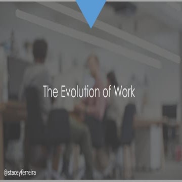Evolution of Work - TEDxEroilor | PPT