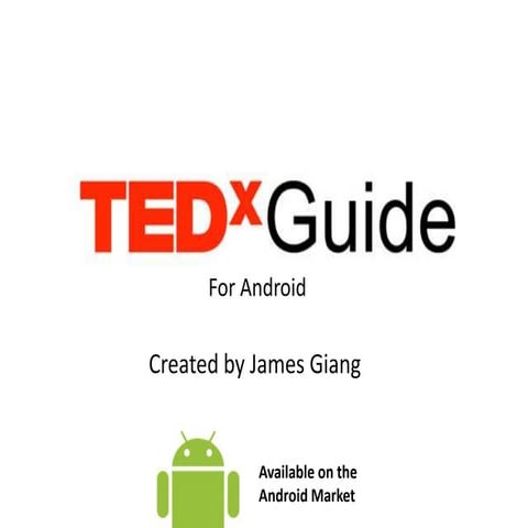 TEDxGuide Presentation | PPTX