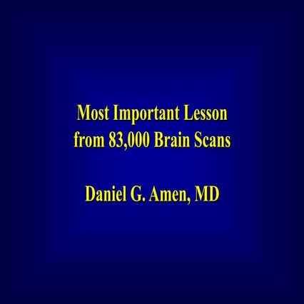 Tedx lesson from 83,000 scans | PPTX