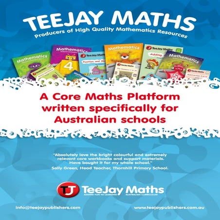 Teejay Maths - Book Content Summary | PDF