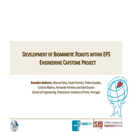Development of Biomimetic Robots in the EPS Engineering Programme ...