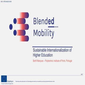 Blended Mobility: a way for the Sustainable Internationalization of ...