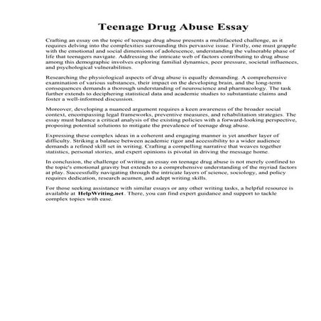Teenage Drug Abuse Essay.pdf
