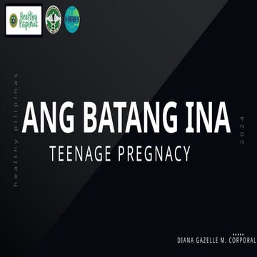 Teenage Pregnancy powerpoint presentation | PPTX