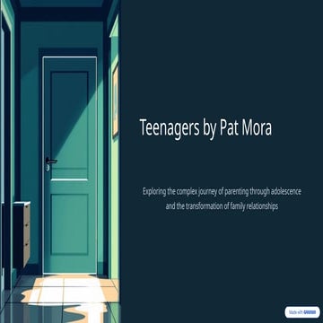 Teenagers-by-Pat-Mora.pptx a poetry about | PPTX