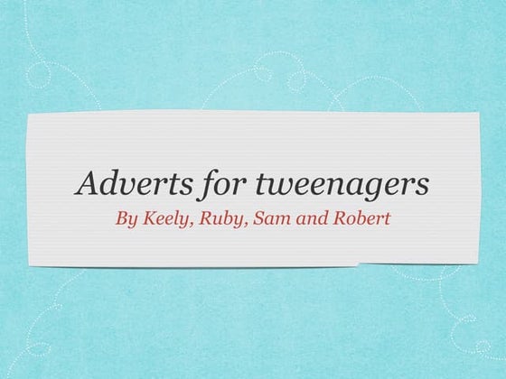 Advert mood board | PPT