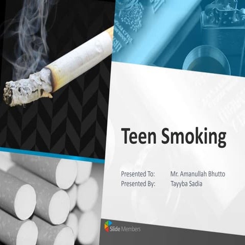Teen smoking.2 | PPT
