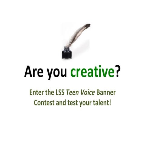 Teen voice banner competition | PPT