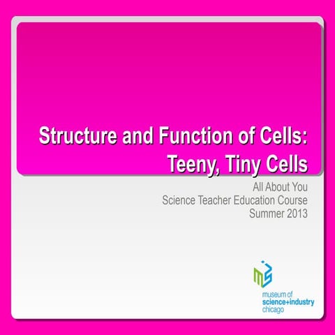 Teeny, tiny cells | PPT