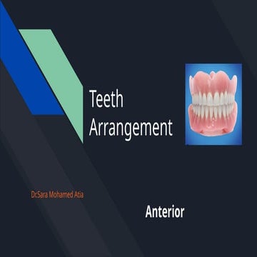 Teeth Arrangement (Anterior).pptx