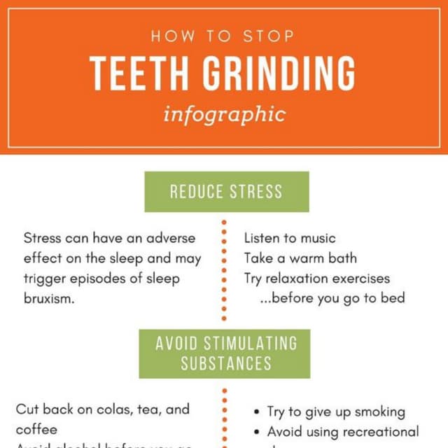 6 Easy Tips on How to Stop Teeth Grinding at Night | PDF