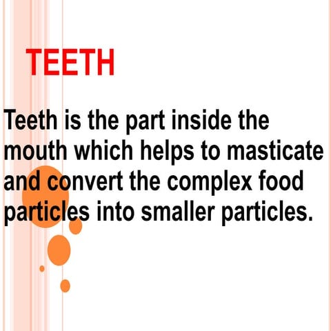 TEETH | PPT