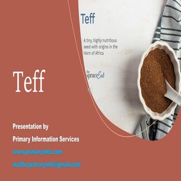 Teff for somalia diego | PPT