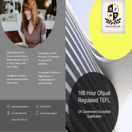 Ofqual Regulated level 5 TEFL | PDF