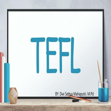 An Introduction of TEFL (Teaaching English as Foreign Language) | PDF
