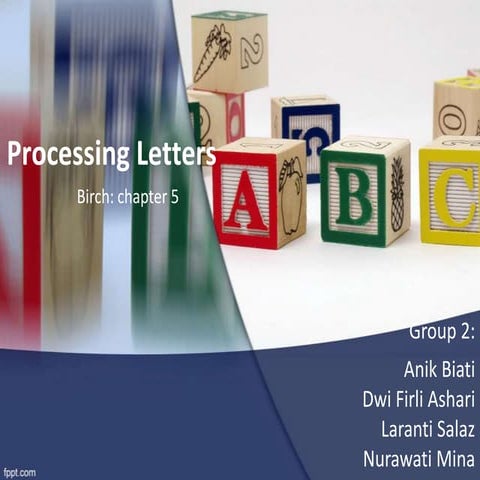 Processing Letters | PPTX