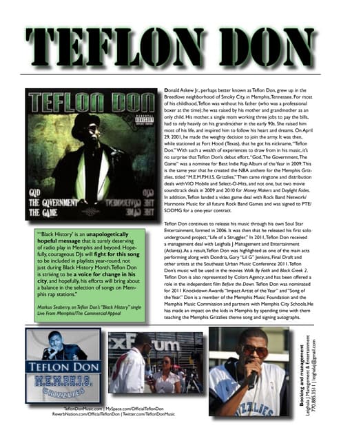 Donald Askew Jr. aka Teflon Don Client List | PDF