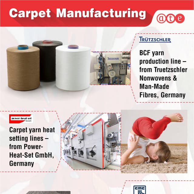 Carpet Manufacturing Solutions from A.T.E. | PDF