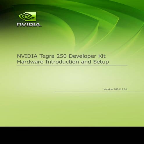 Tegra 250 hw_setup | PDF