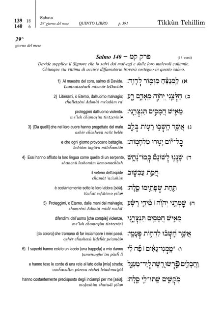 Tehillim giorno 30 | PDF