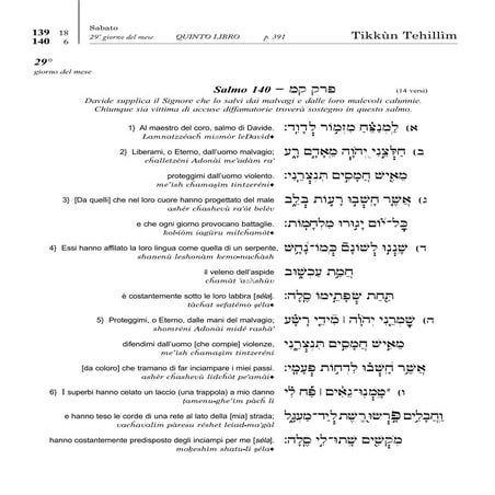 Tehillim giorno 29 e 30 | PDF