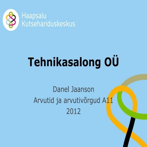 Tehnikasalong esitlus | PPT