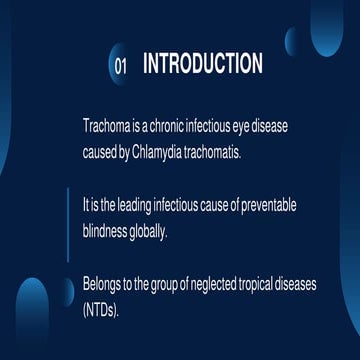 Trachoma,a bacterial infection leading towards blindness | PDF
