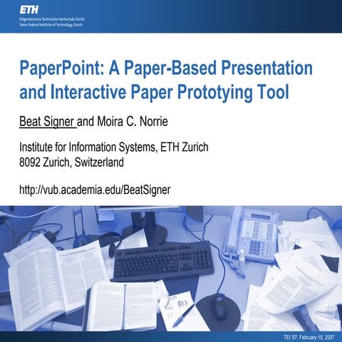 PaperPoint: A Paper-Based Presentation and Interactive Paper ...