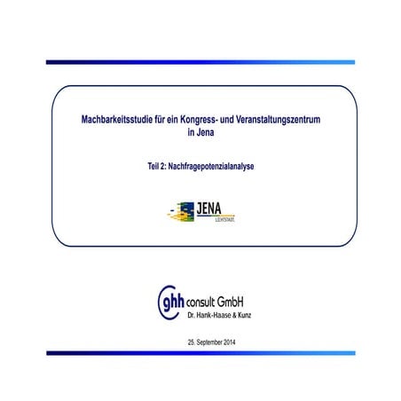 Teil 2 - Nachfragepotenzialanalyse | Stadion Jena | PPT