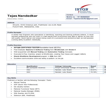 Tejas nandedkar resume (1) | DOCX