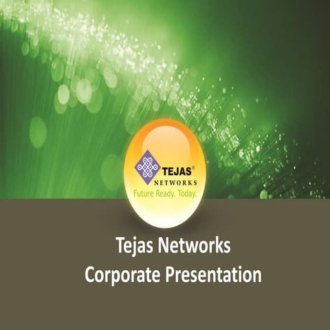 Tejas Networks Solution Showcase | PDF