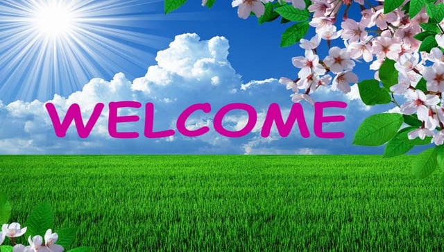 Spring Welcome Slide