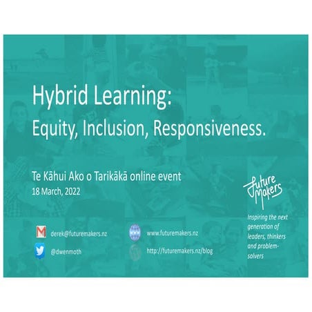 Hybrid Learning: equity, inclusion and responsiveness | PPT