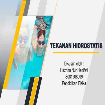 TEKANAN HIDROSTATIS_HAZRINA NUR HANIFATI | PPTX