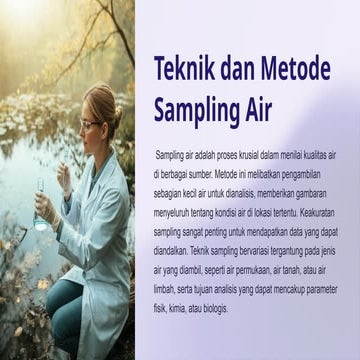 Teknik-dan-Metode-Sampling, Metode-Sampling | PPTX